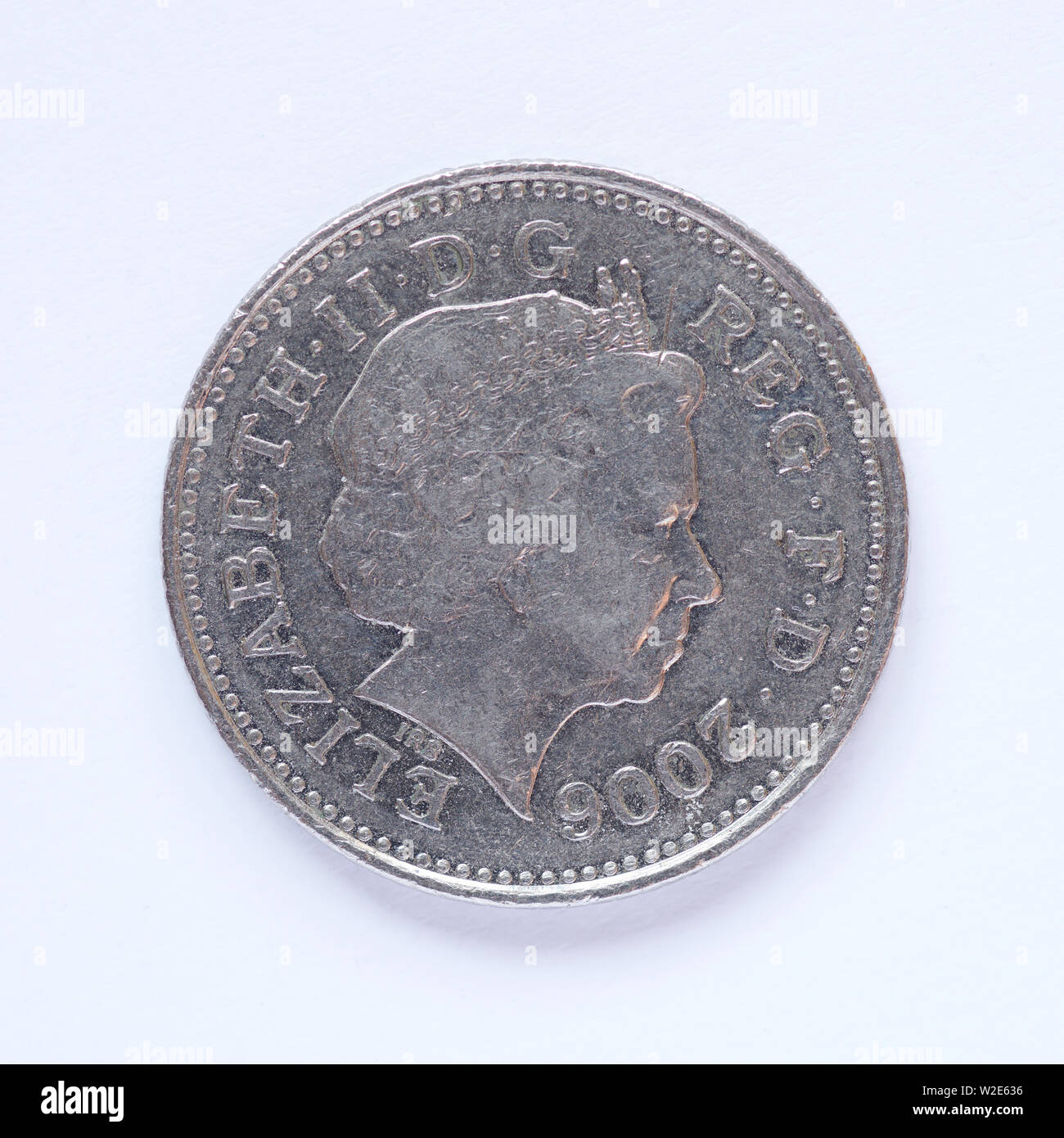 British 10 Pence Coin - 2006 Stock Photo - Alamy