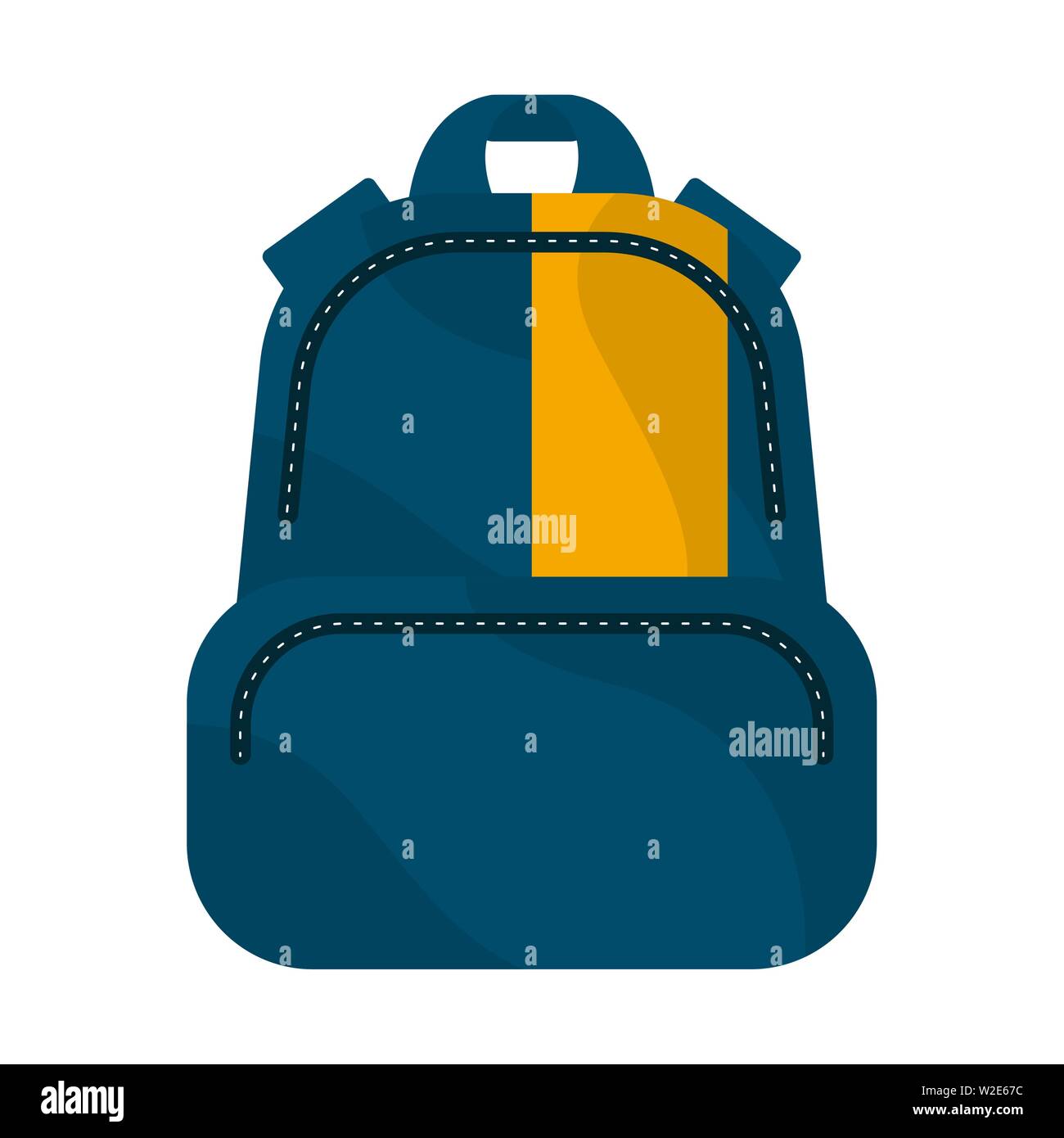 Open school bag Stock Vector Images - Alamy