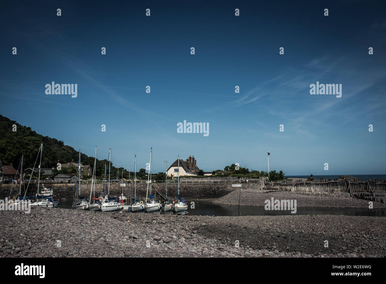 Porlock Harbour Somerset Stock Photo - Alamy