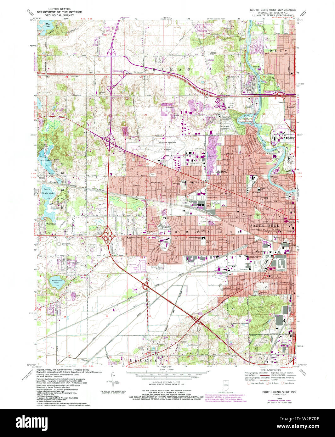 Map of west bend hi-res stock photography and images - Alamy