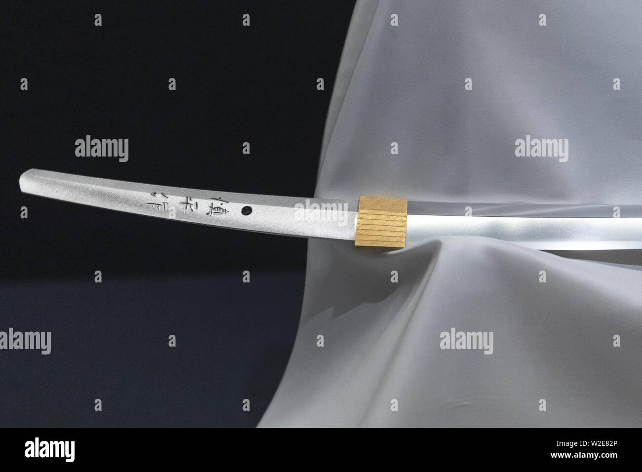 July 8, 2019 - Tokyo, Japan - A Japanese sword on display at Japanese ...