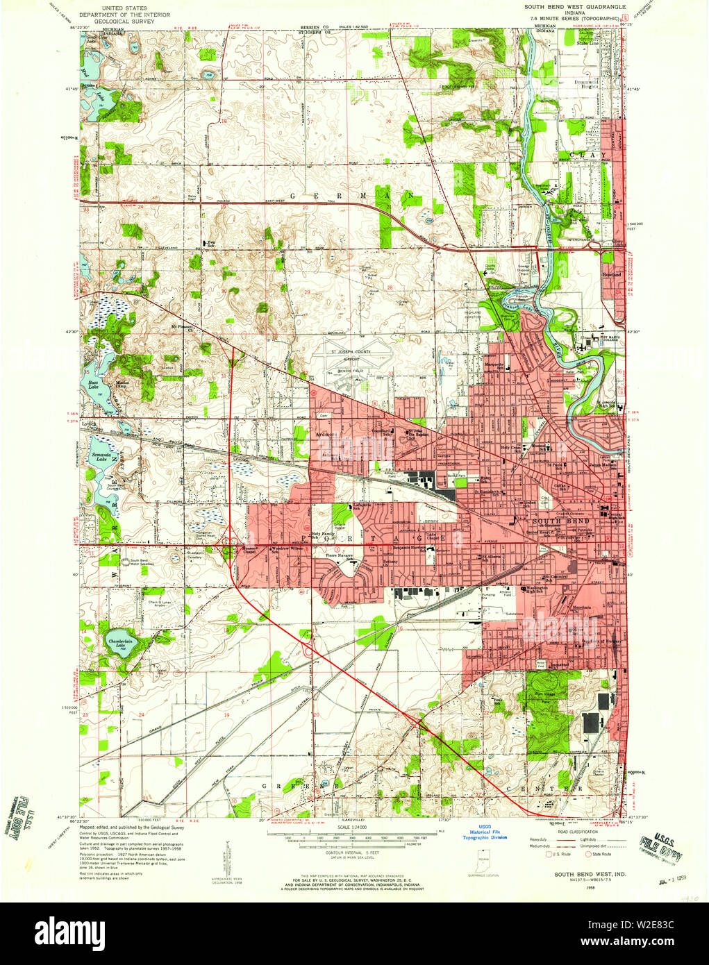 Map of west bend hi-res stock photography and images - Alamy