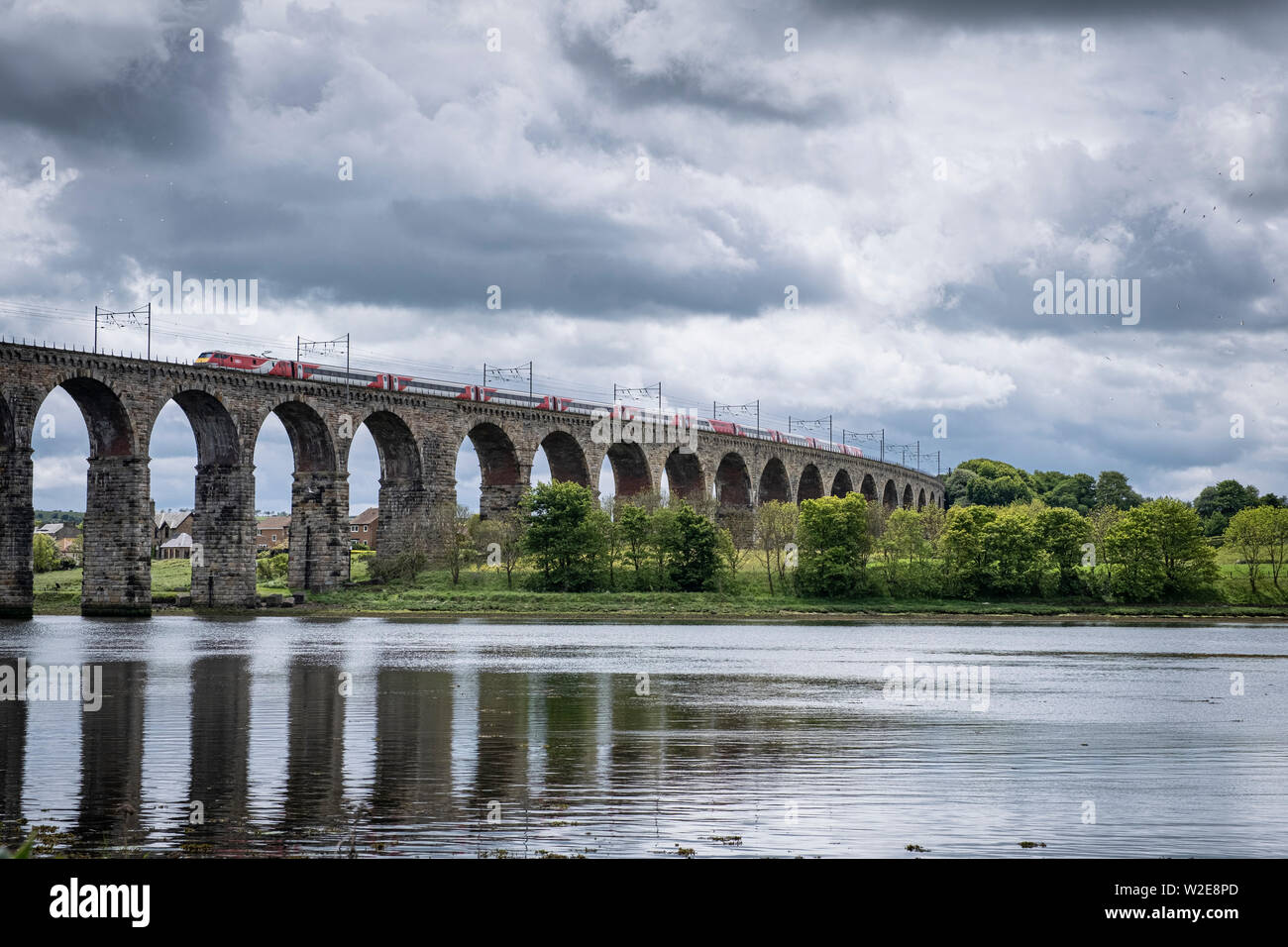 Royal Border Bridge, Berwick-upon-Tweed, designed by Robert Stevenson ...