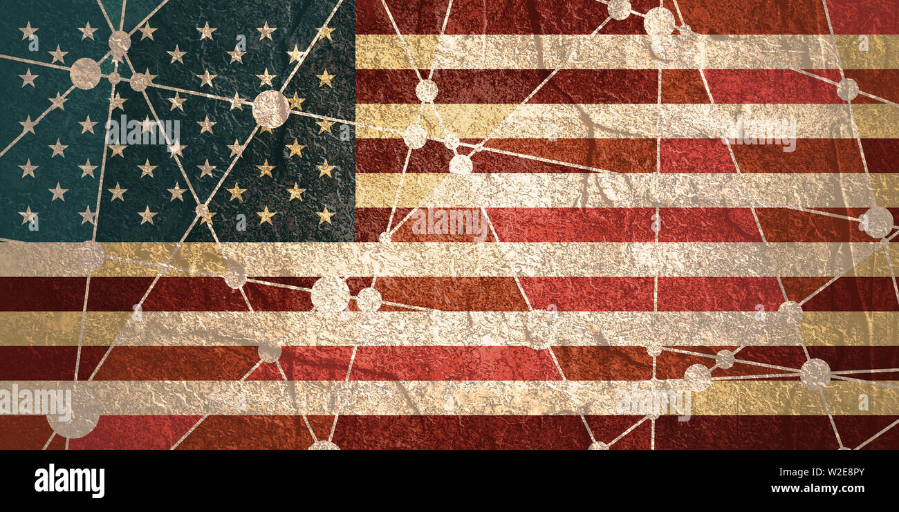 USA flag concept Stock Photo - Alamy