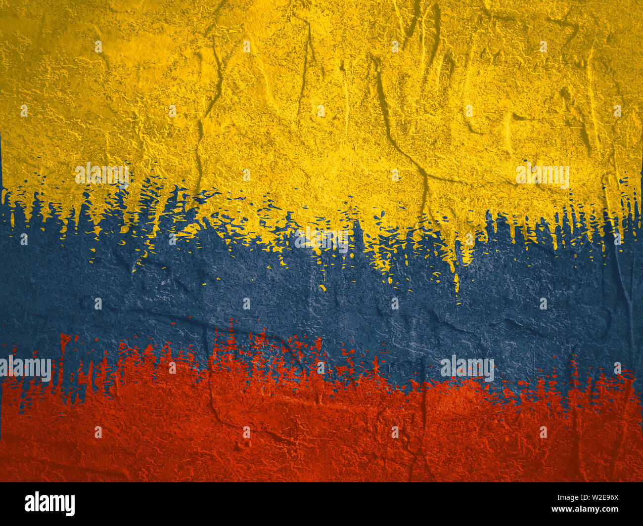 Colombia flag design concept Stock Photo - Alamy