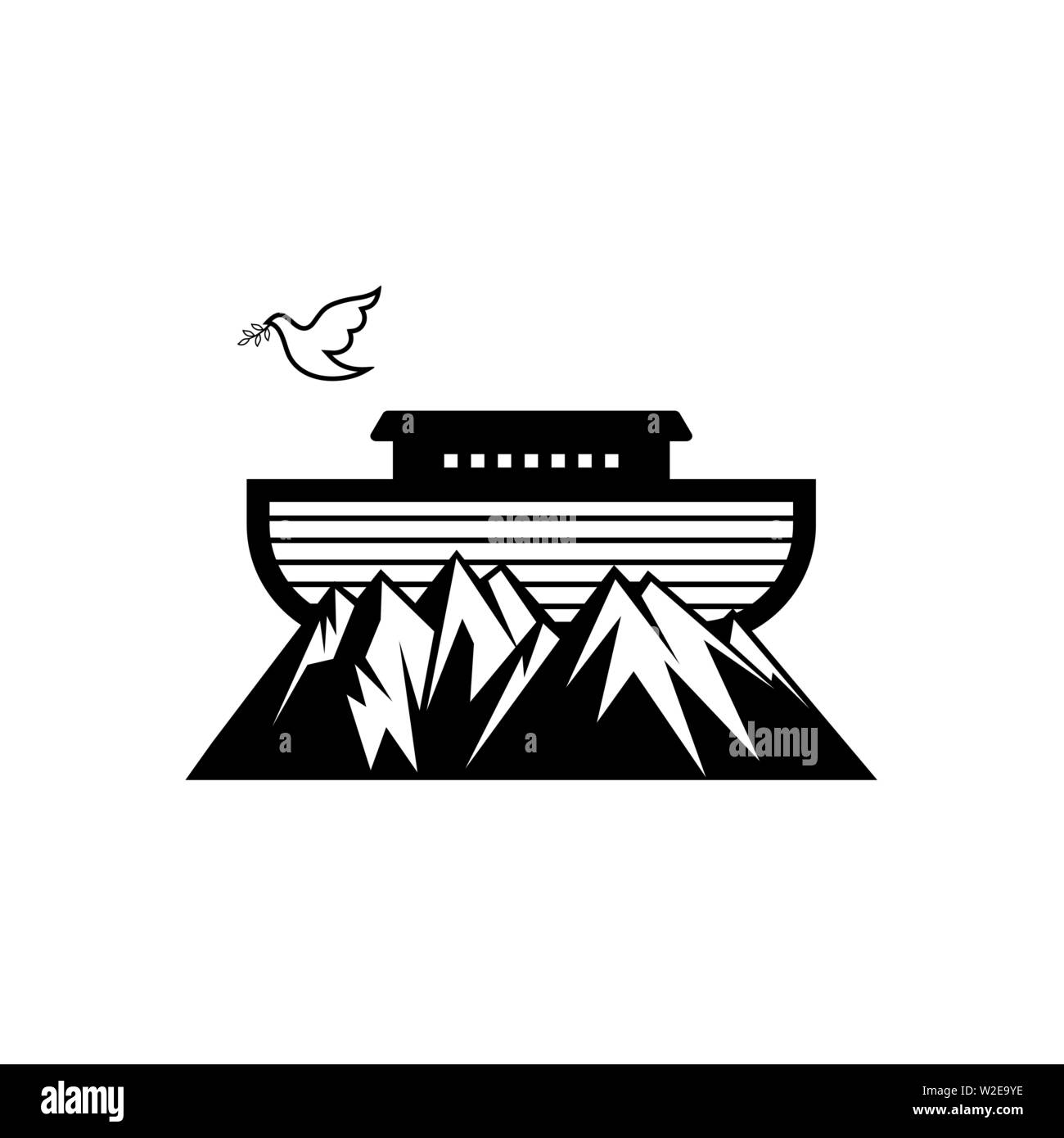 Cross on mountain top Cut Out Stock Images & Pictures - Alamy