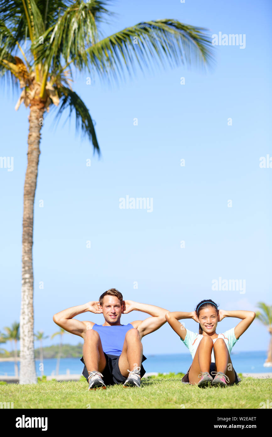 Sit ups situps hi-res stock photography and images - Alamy