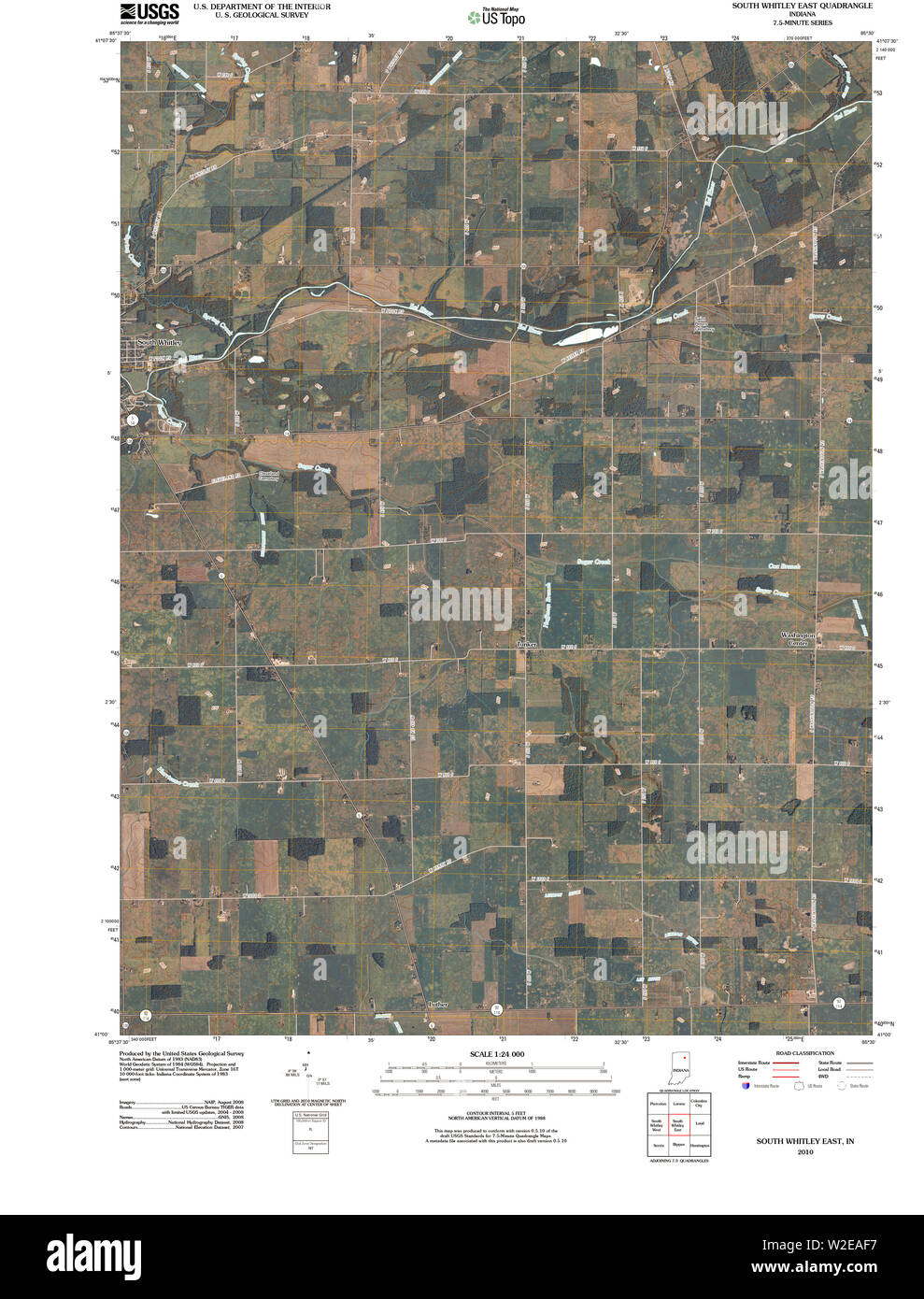 Map of whitley hi-res stock photography and images - Alamy