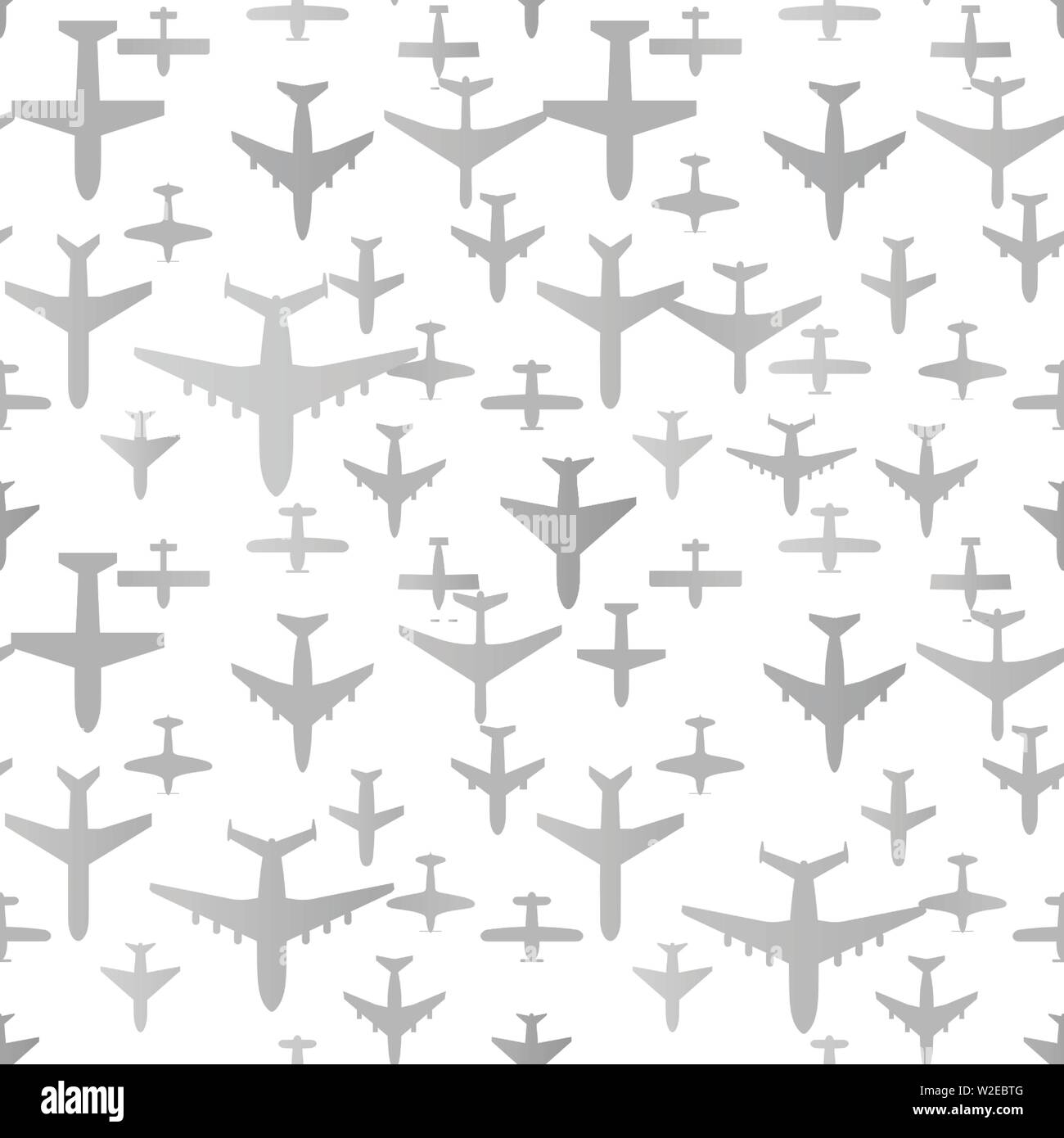 Airplane seamless background. Aircraft transportation pattern template ...