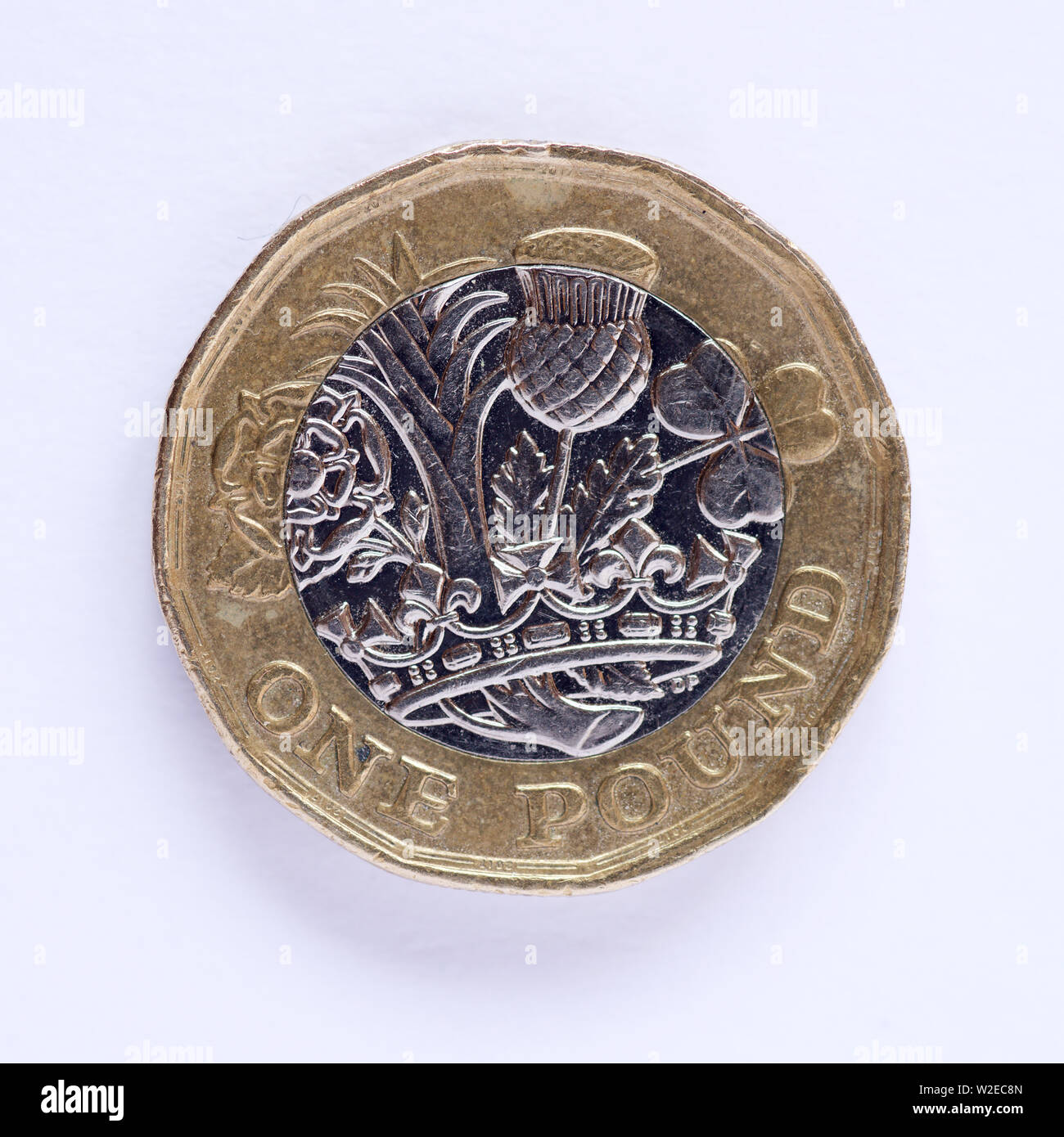 British One Pound Coin - 2017 Stock Photo - Alamy