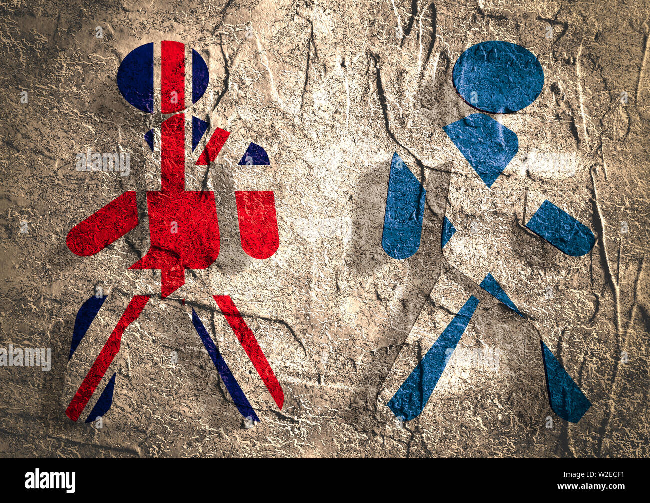 Politic relationship between Great Britain and Scotland Stock Photo - Alamy