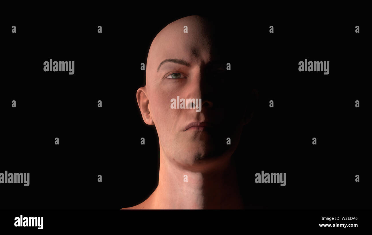 3d render Human figure concept illustration background Stock Photo - Alamy