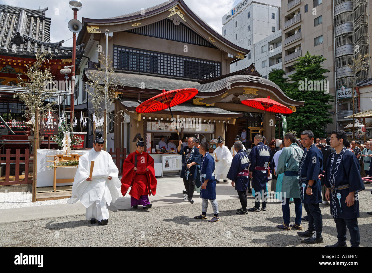 TOKYO, JAPAN, May 18, 2019 : Sanja Matsuri is one of the great Shinto ...