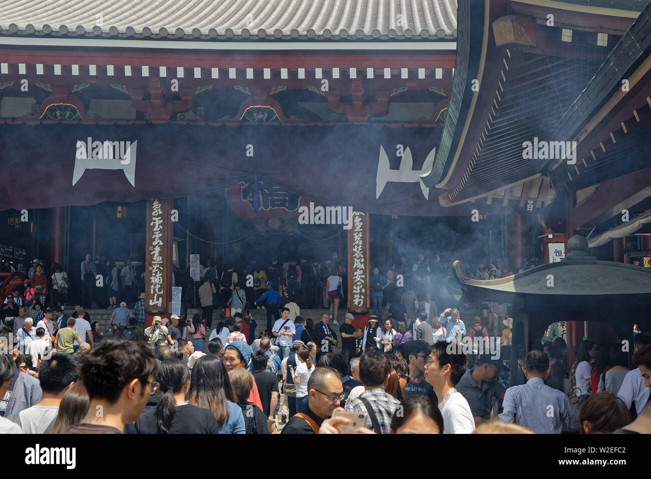 TOKYO, JAPAN, May 18, 2019 : Sanja Matsuri is one of the great Shinto ...