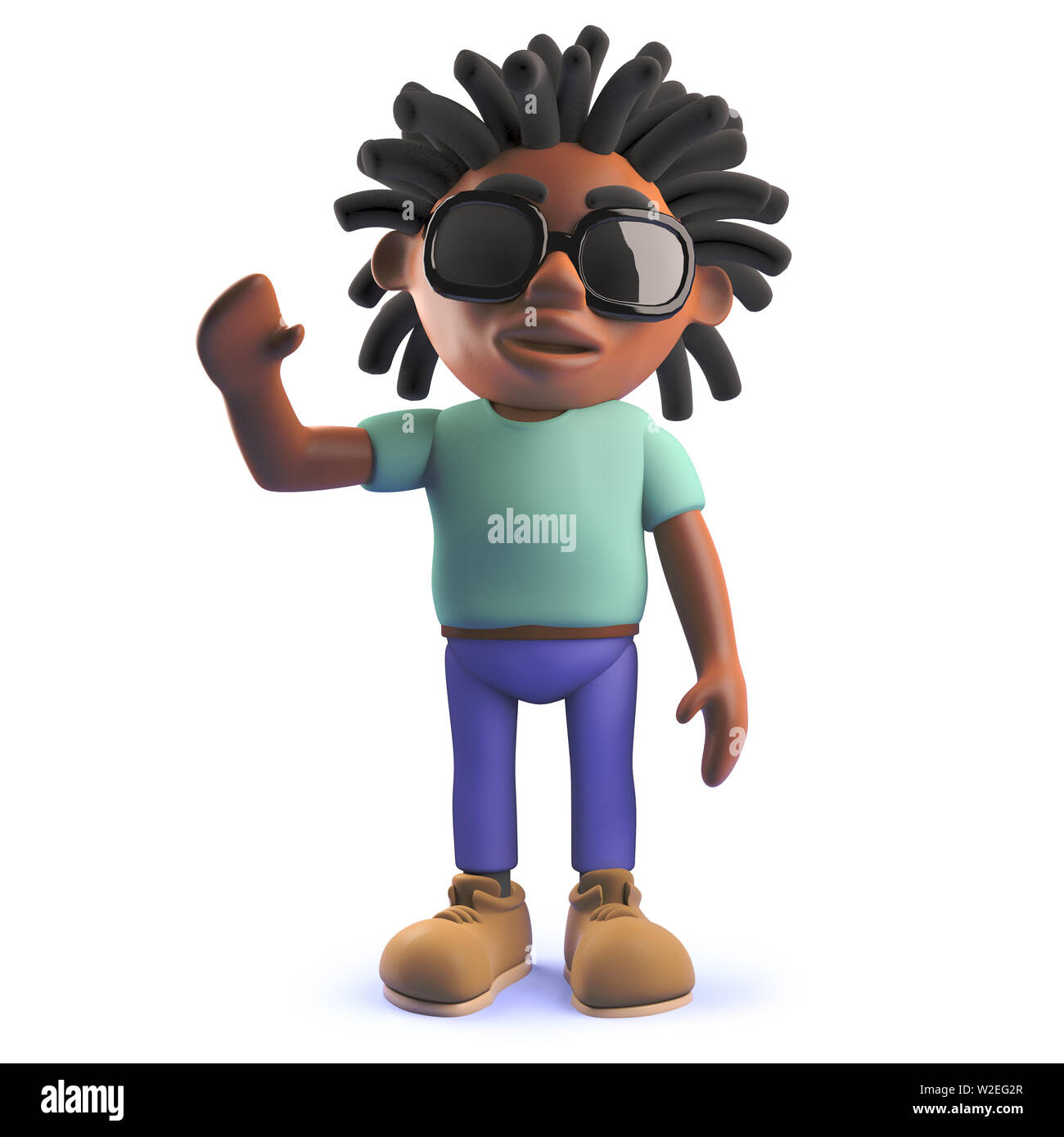 Rastafarian Cartoon Characters