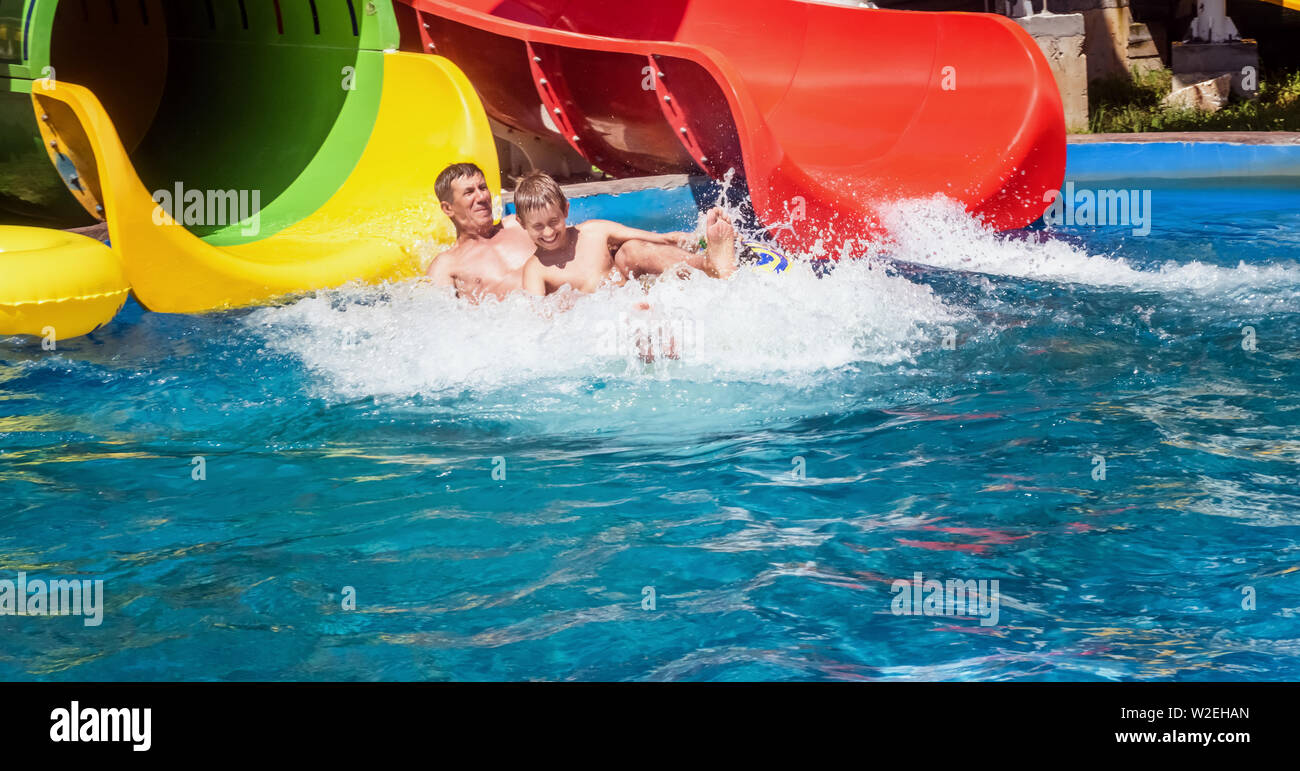 Water park slide hi-res stock photography and images - Alamy