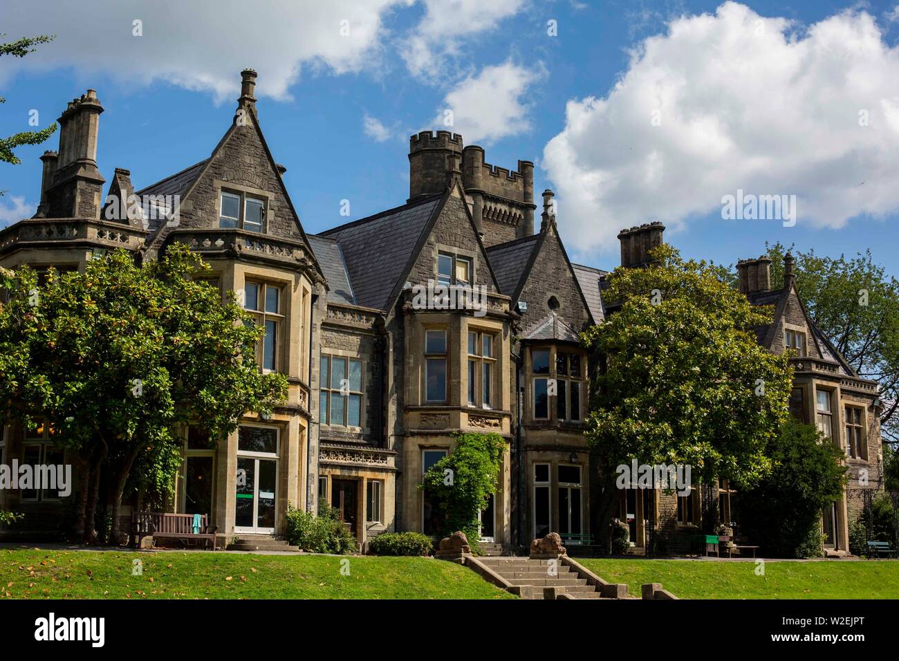 Insole Court, a Grade II listed Victorian Gothic mansion in Cardiff ...