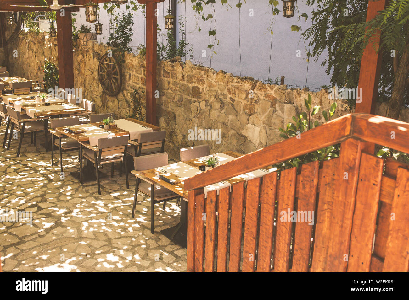 Balkan restaurant hi-res stock photography and images - Alamy