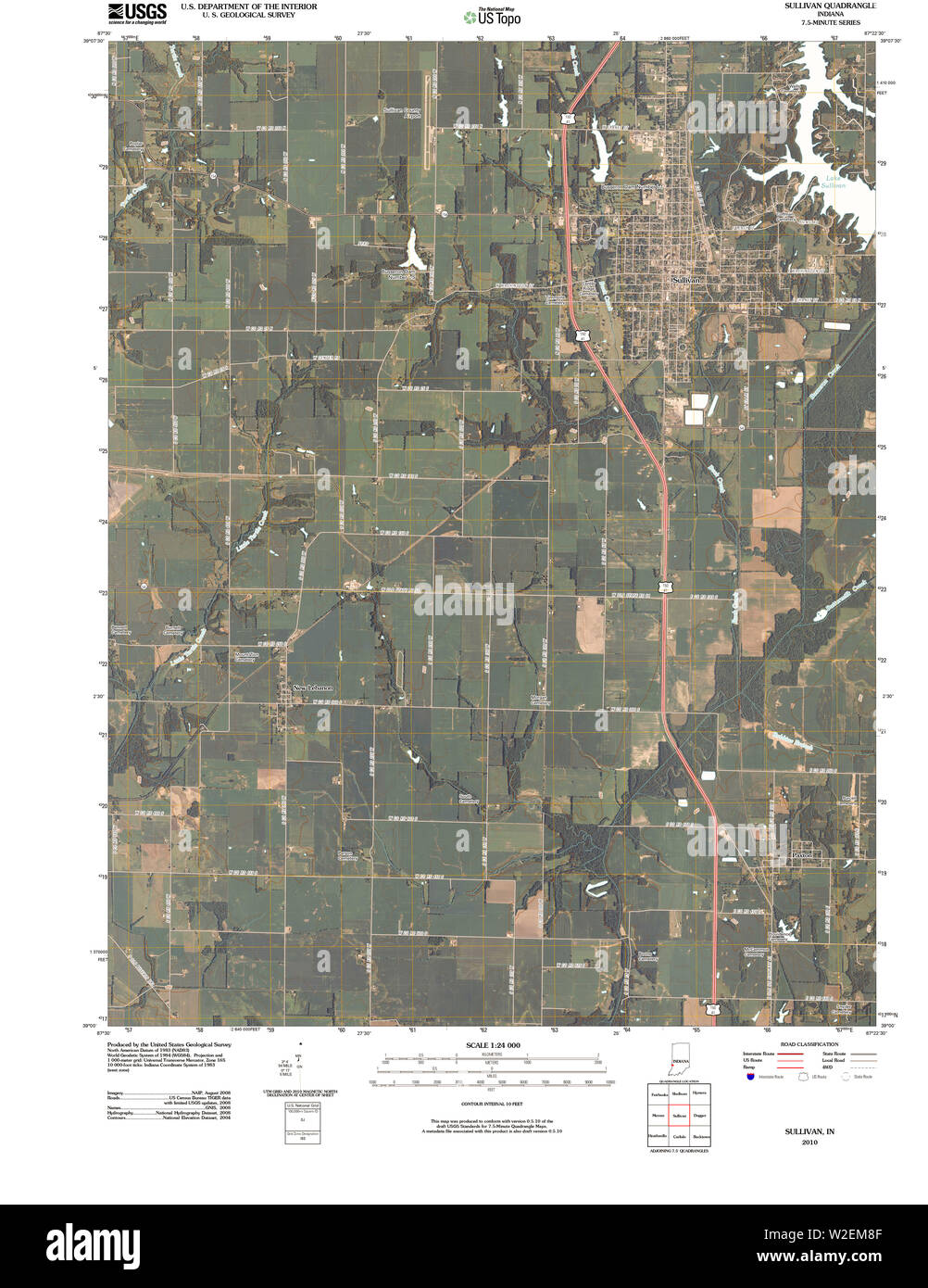 Sullivan map hi-res stock photography and images - Alamy