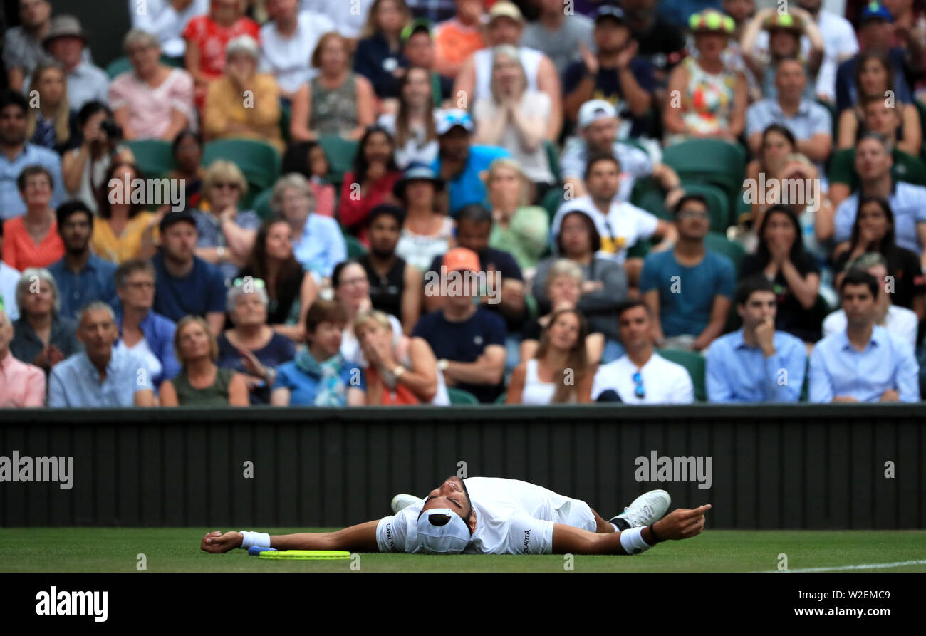 Matteo berrettini wimbledon hi-res stock photography and images - Alamy