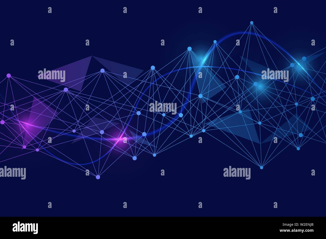 Big Data Visualization Background Modern Futuristic Virtual Abstract Background Science