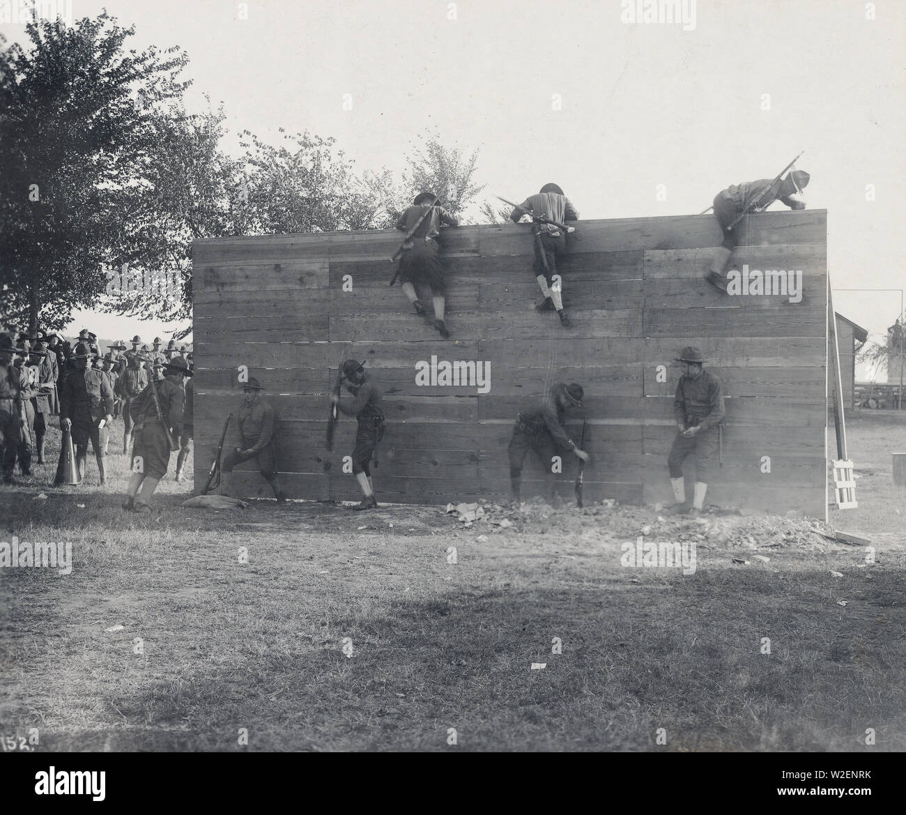 Scenes at Washington Barracks (later Fort Humphreys) - engineer drill ...