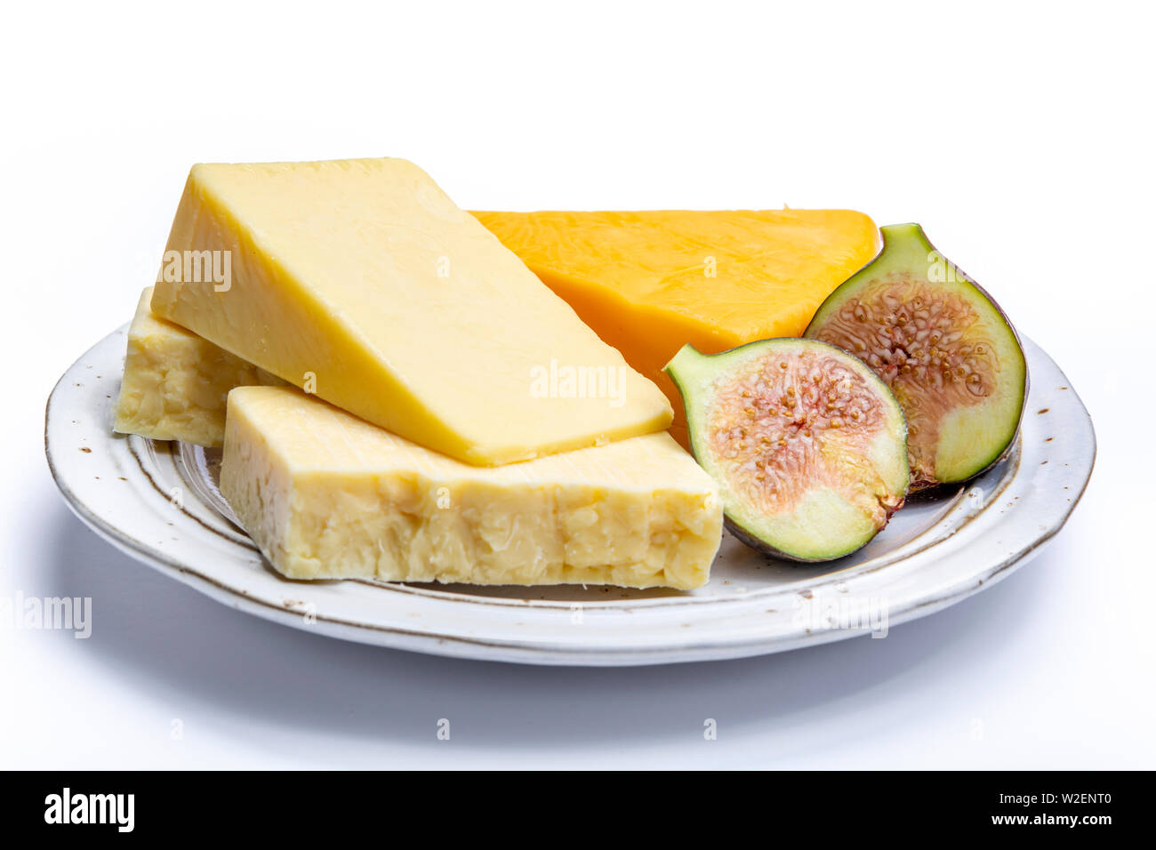 Cheddar cheese collection, variety of Cheddar cheese made from cow milk ...