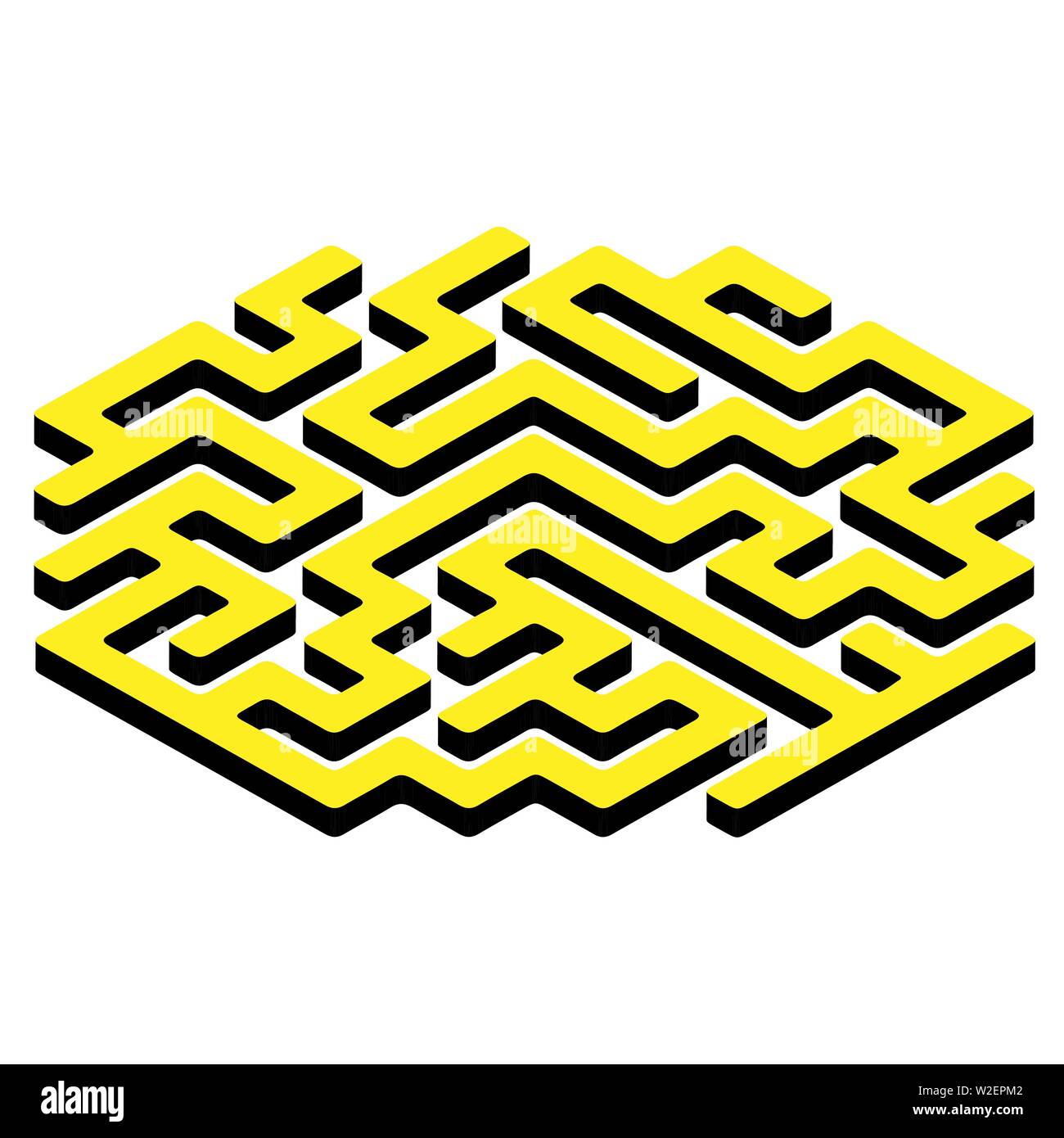 Vector labyrinth. Maze game illustration Stock Vector Image & Art - Alamy