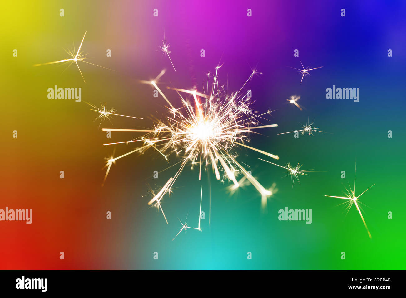 Colorful sparks abstract background hi-res stock photography and images ...