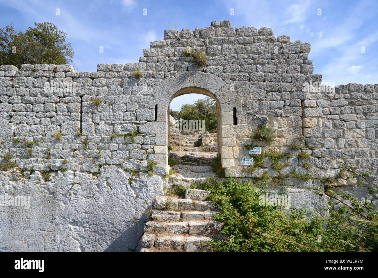 Drawbridge, Gateway, Entrance & Third Rampart of Buoux Fort, Fort de ...
