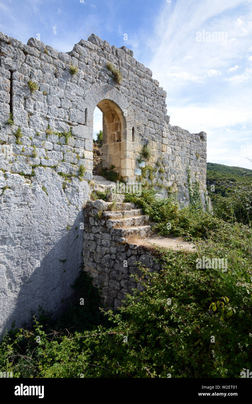 Drawbridge, Gateway, Entrance & Third Rampart of Buoux Fort, Fort de ...
