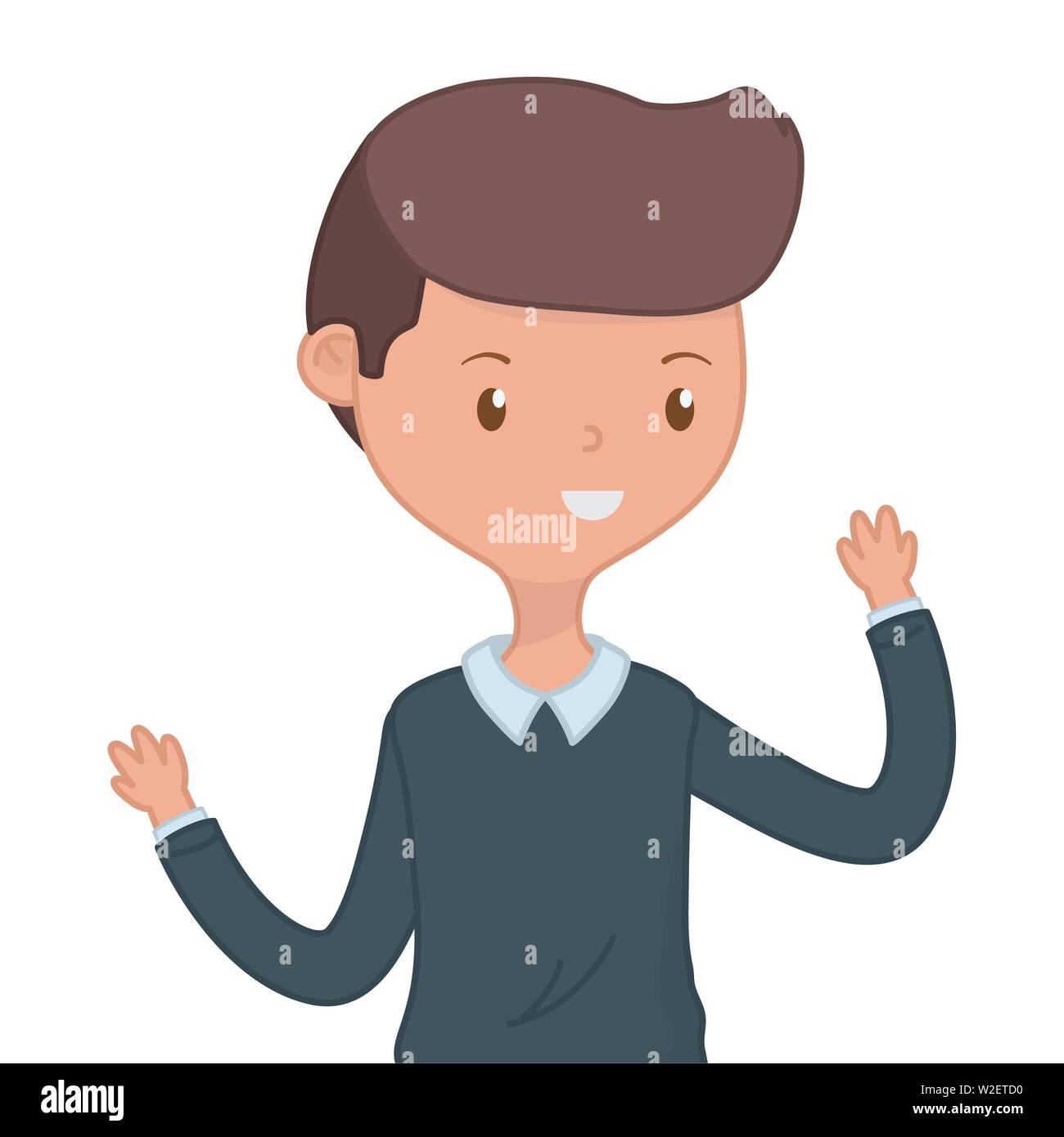 Teenager boy design, person portrait young youth student and teen theme ...