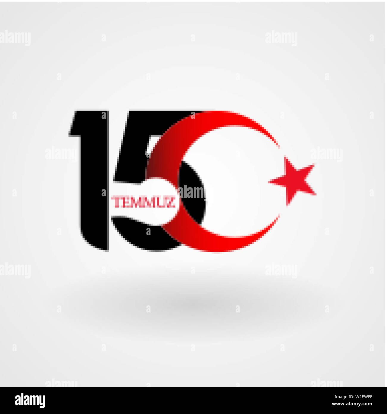 15 July, Happy Holidays Democracy Republic of Turkey celebration new ...