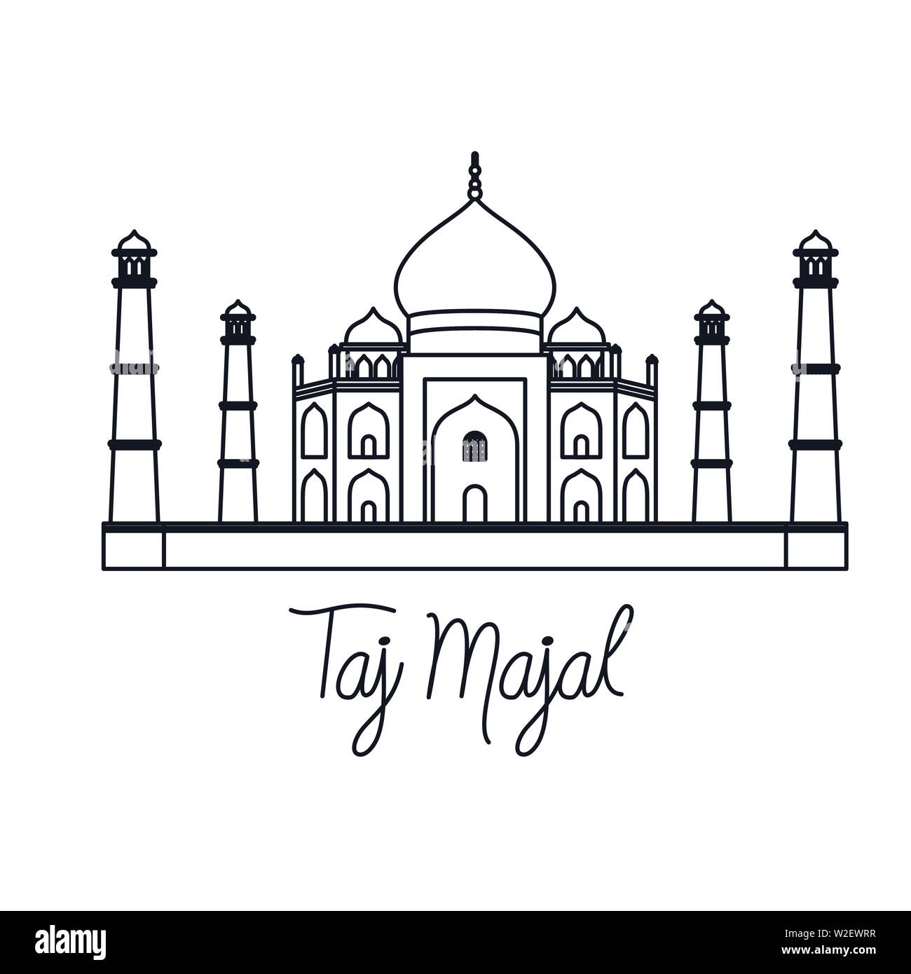 Taj font hi-res stock photography and images - Alamy