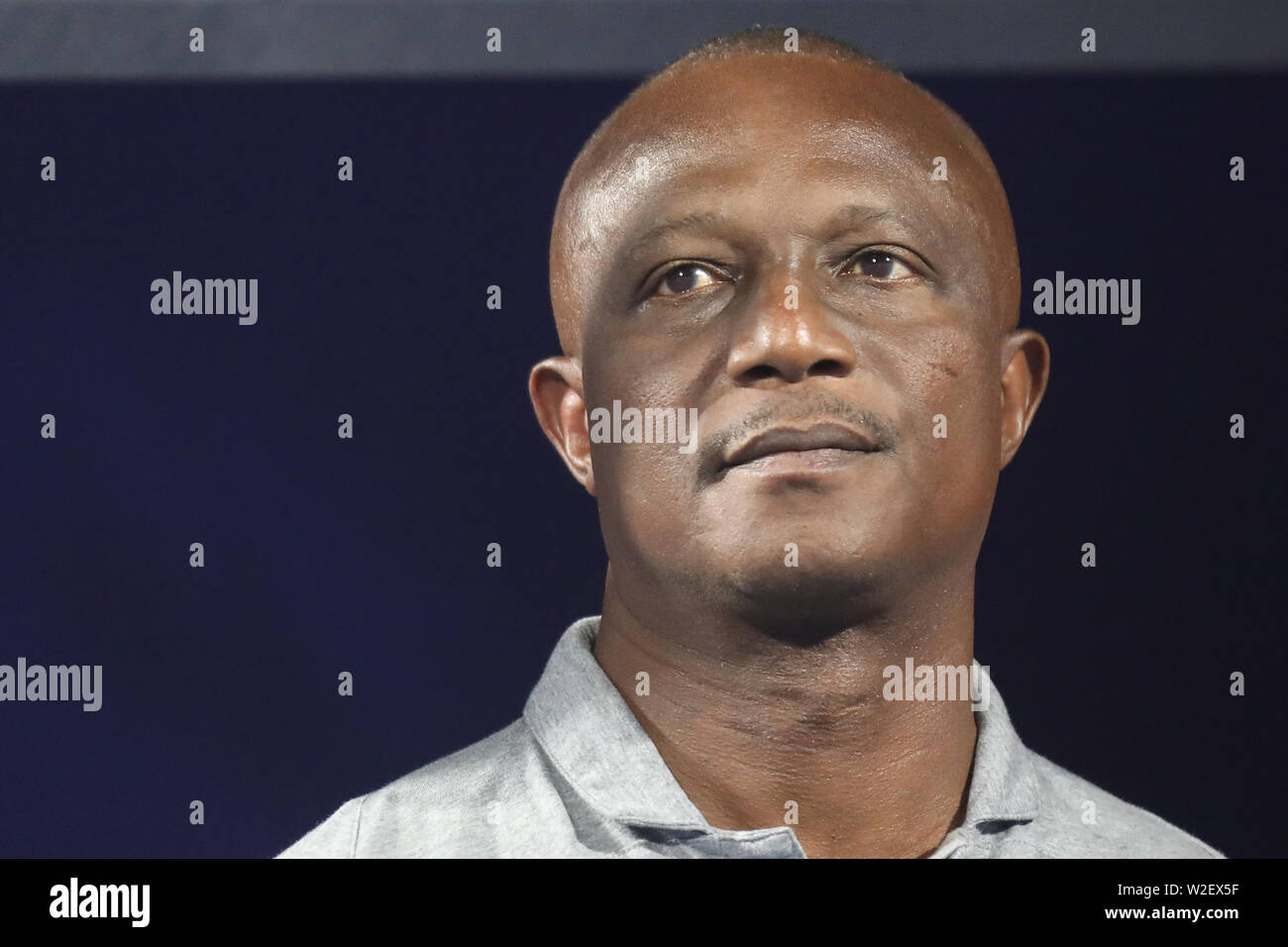Ismailia, Egypt. 08th July, 2019. Ghana·s national team coach James ...