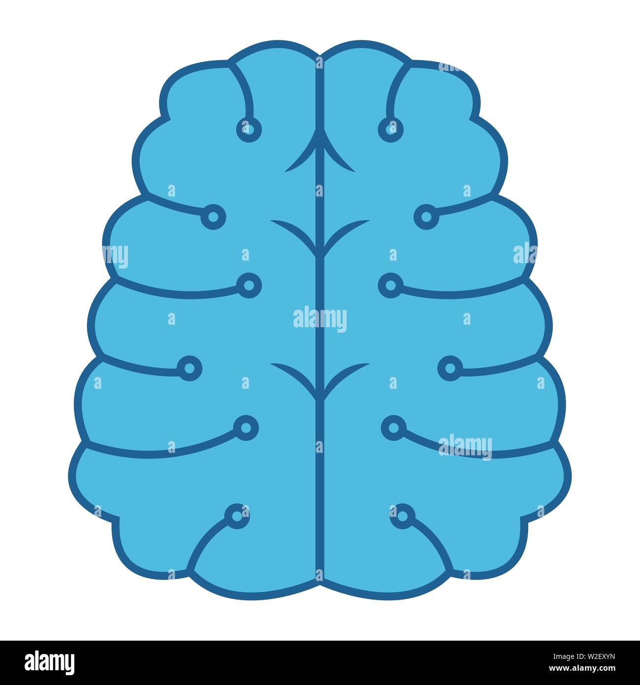 brain human mind icon cartoon Stock Vector Image & Art - Alamy