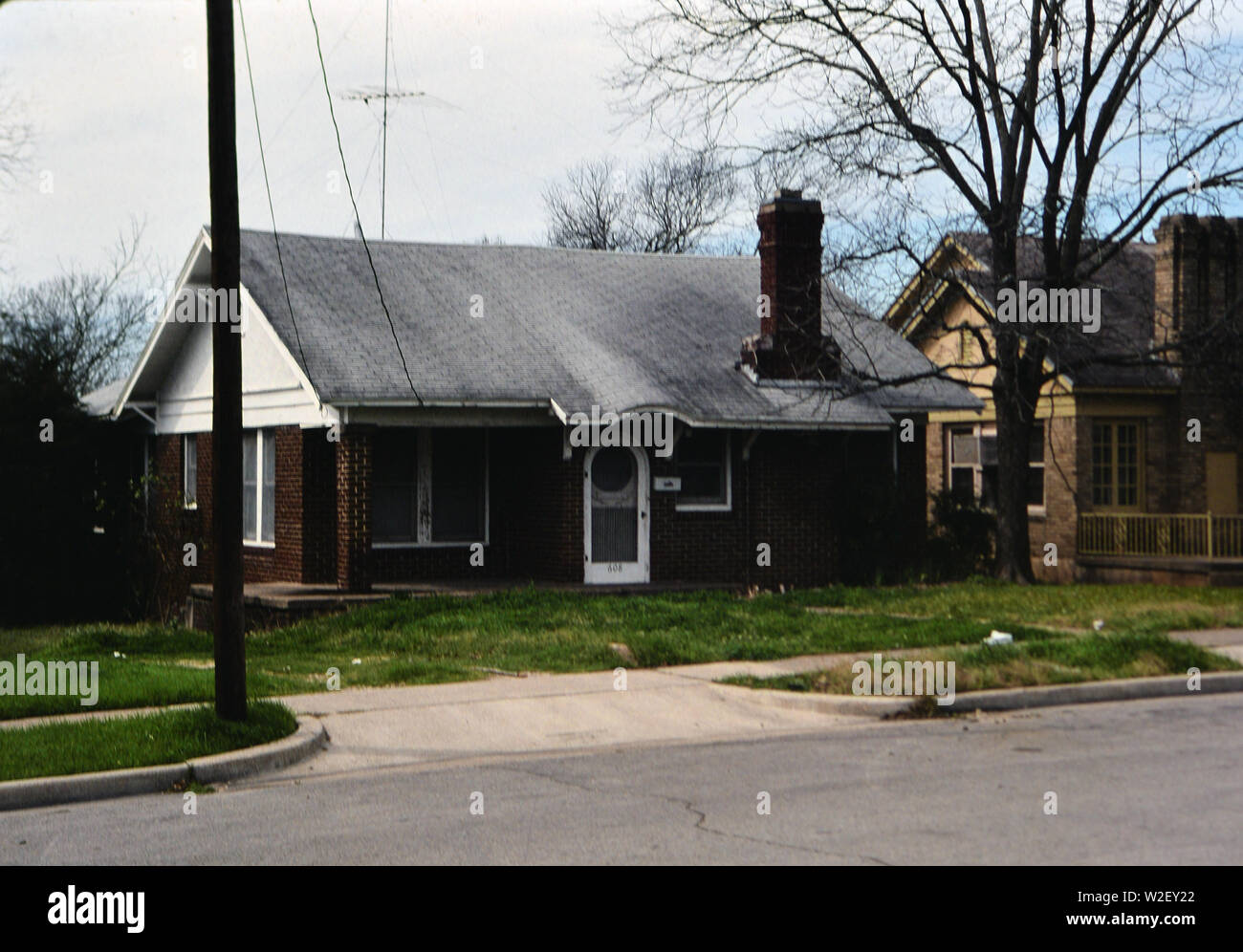 Old single family brick home taken 1995 hi-res stock photography and ...