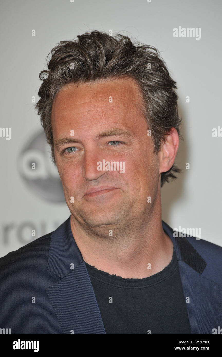 Matthew perry disney abc tv summer 2010 party hi-res stock photography ...