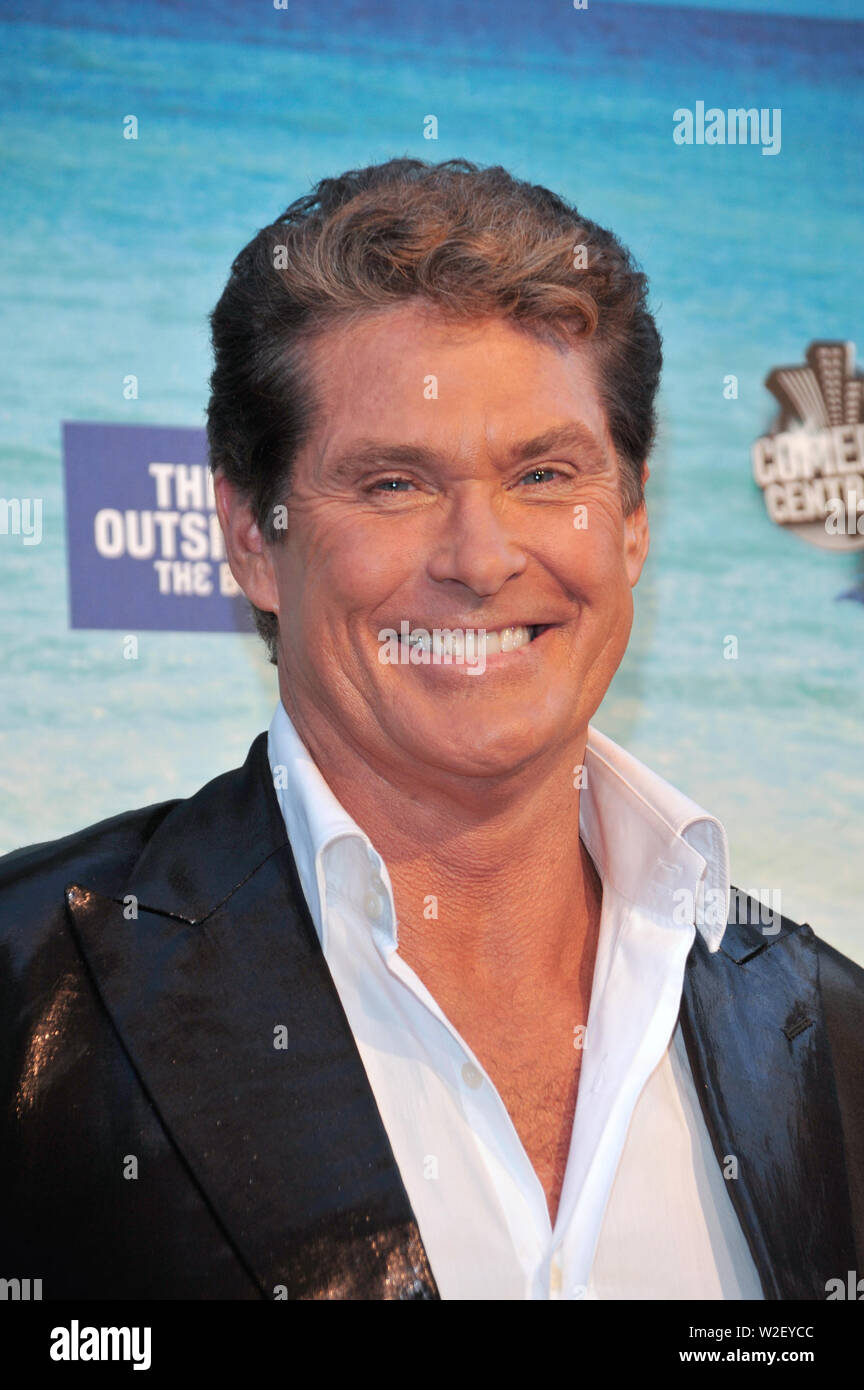 LOS ANGELES, CA. August 01, 2010: David Hasselhoff - at the Comedy ...