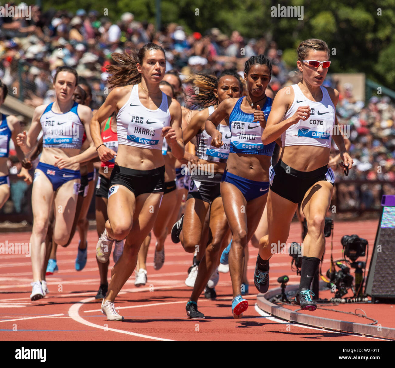 Women's 400m - IAAF Diamond League - Prefontaine Classic 2019 Stock ...