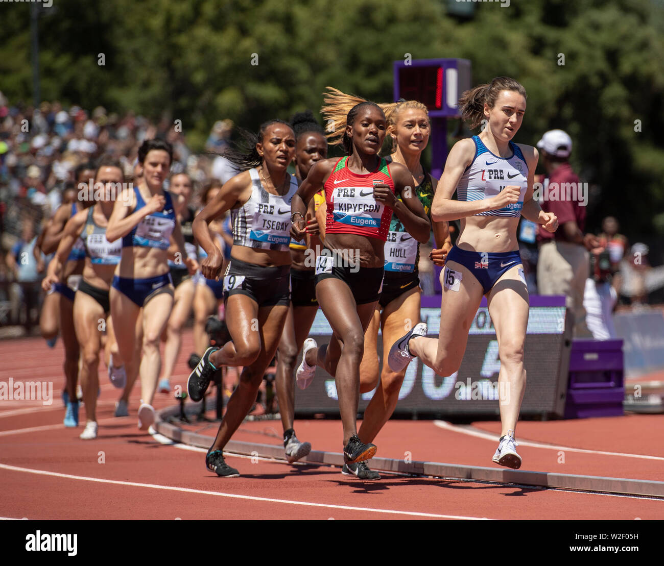Women's 400m - IAAF Diamond League - Prefontaine Classic 2019 Stock ...