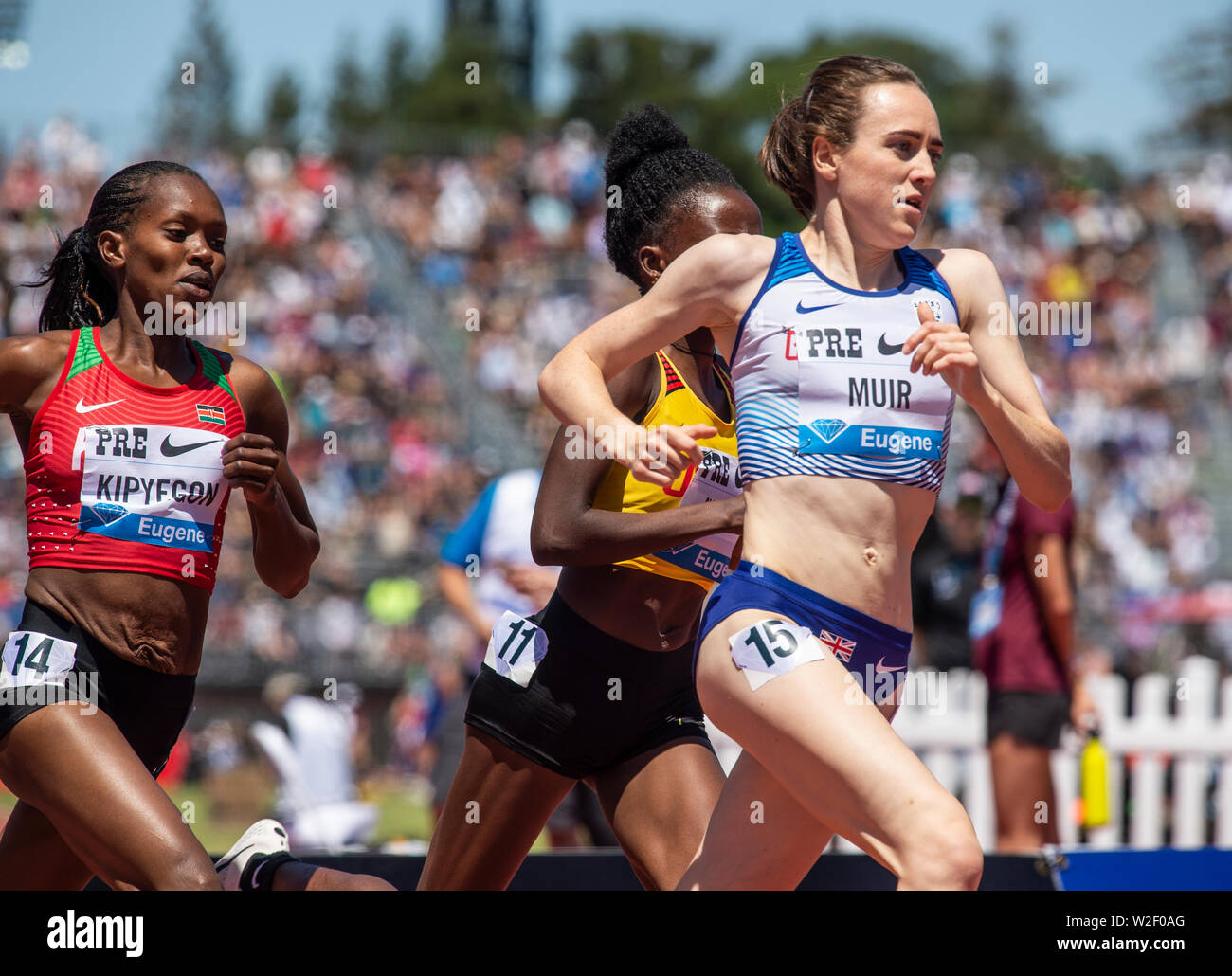 Women's 400m - IAAF Diamond League - Prefontaine Classic 2019 Stock Photo - Alamy