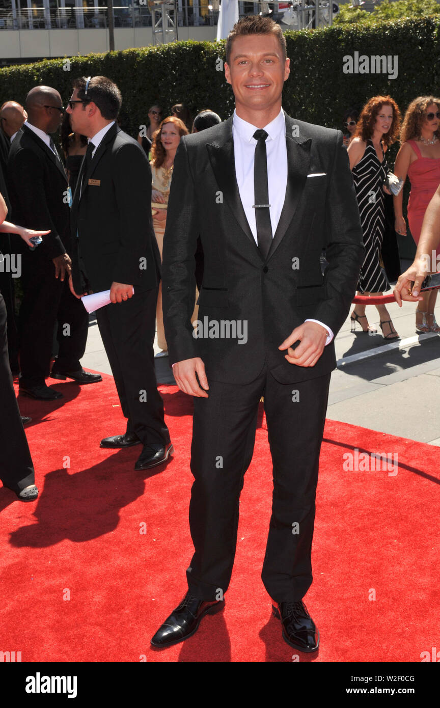 LOS ANGELES, CA. August 22, 2010: Ryan Seacrest at the 2010 Creative ...