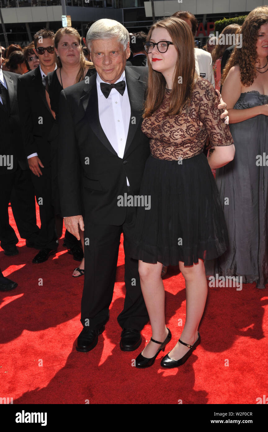 LOS ANGELES, CA. August 22, 2010: Robert Morse & daughter Ellen at the ...