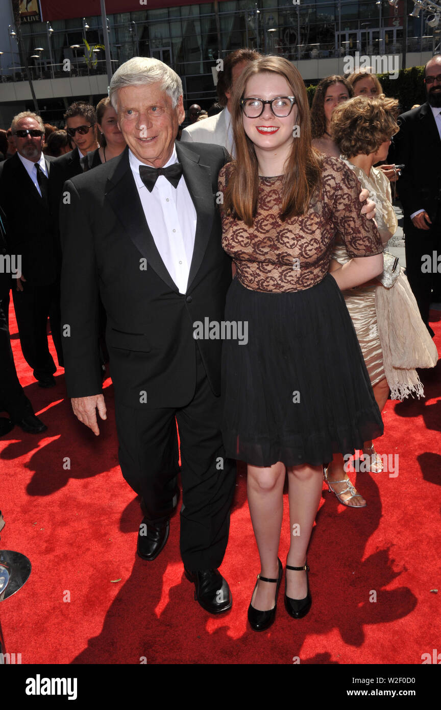 LOS ANGELES, CA. August 22, 2010: Robert Morse & daughter Ellen at the ...