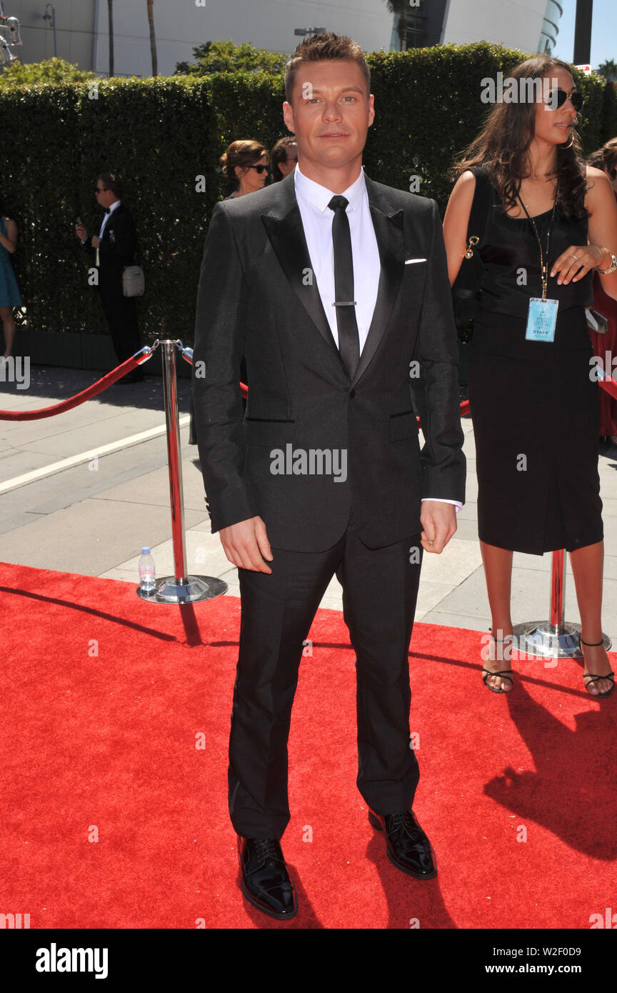 LOS ANGELES, CA. August 22, 2010: Ryan Seacrest at the 2010 Creative ...