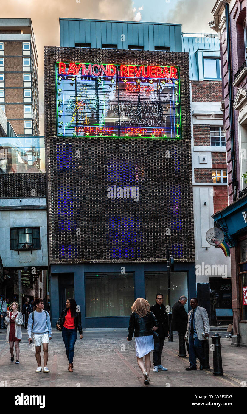 Soho street scene, London, England, UK Stock Photo - Alamy