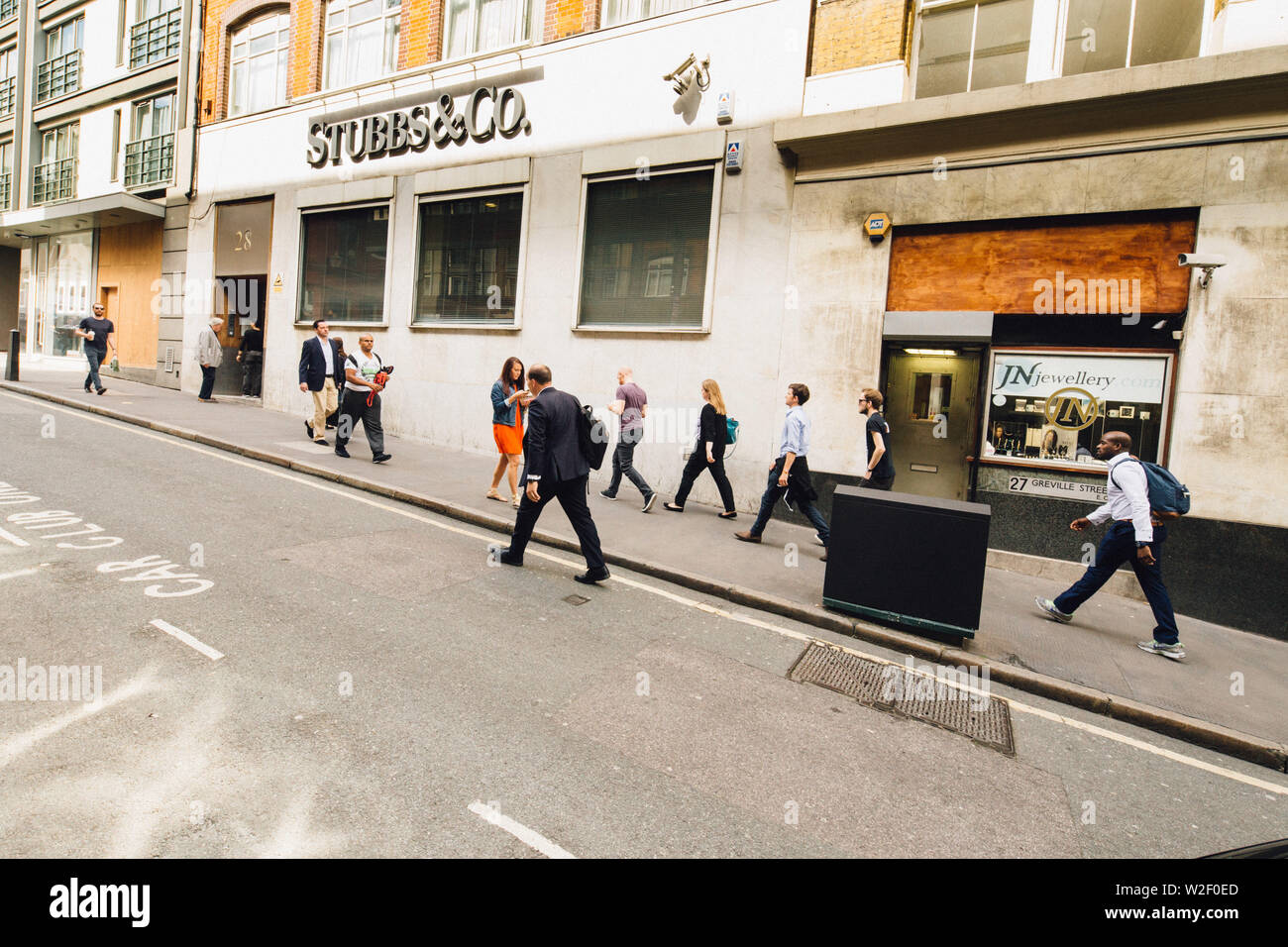 Greville street london hi-res stock photography and images - Alamy