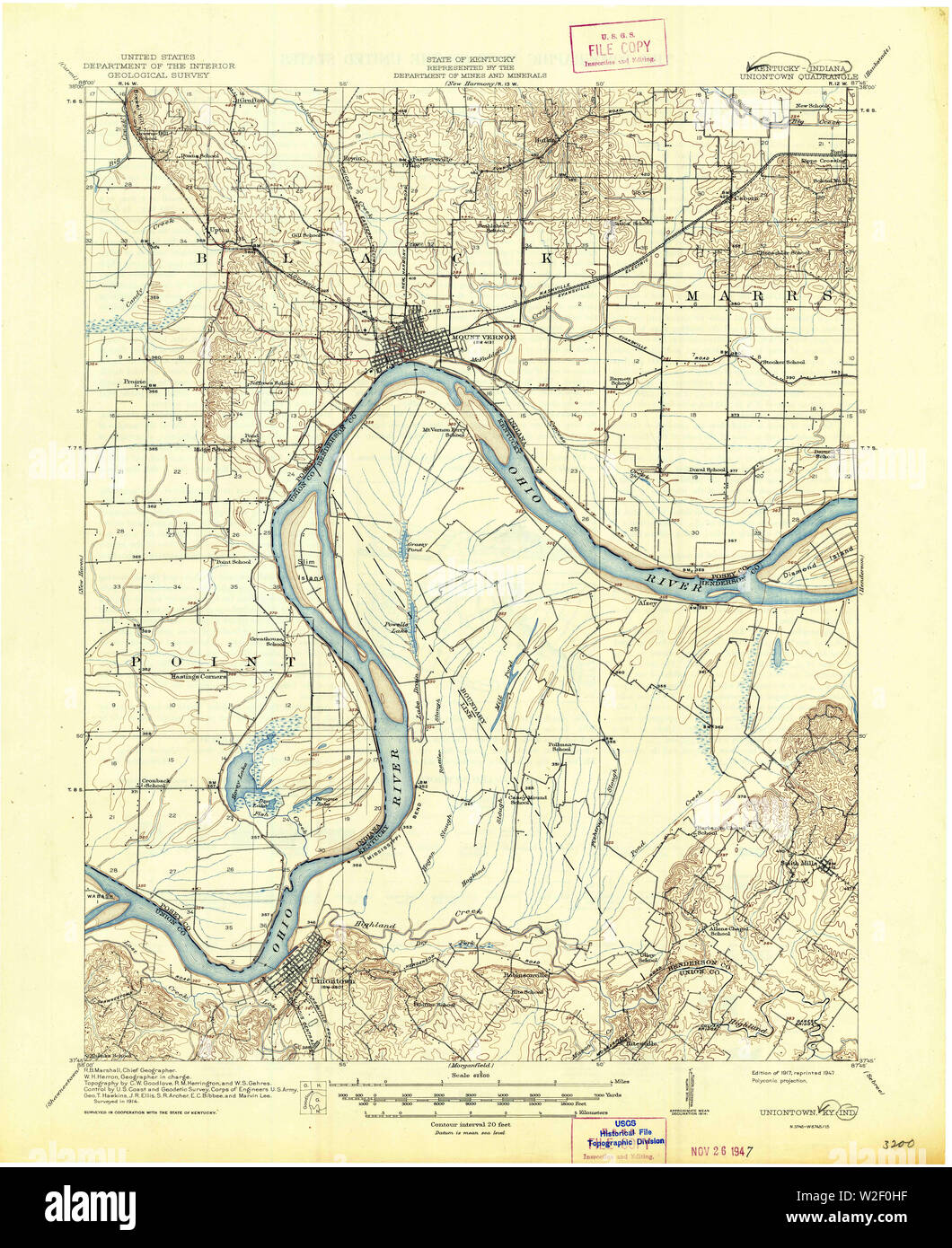Uniontown map hi-res stock photography and images - Alamy