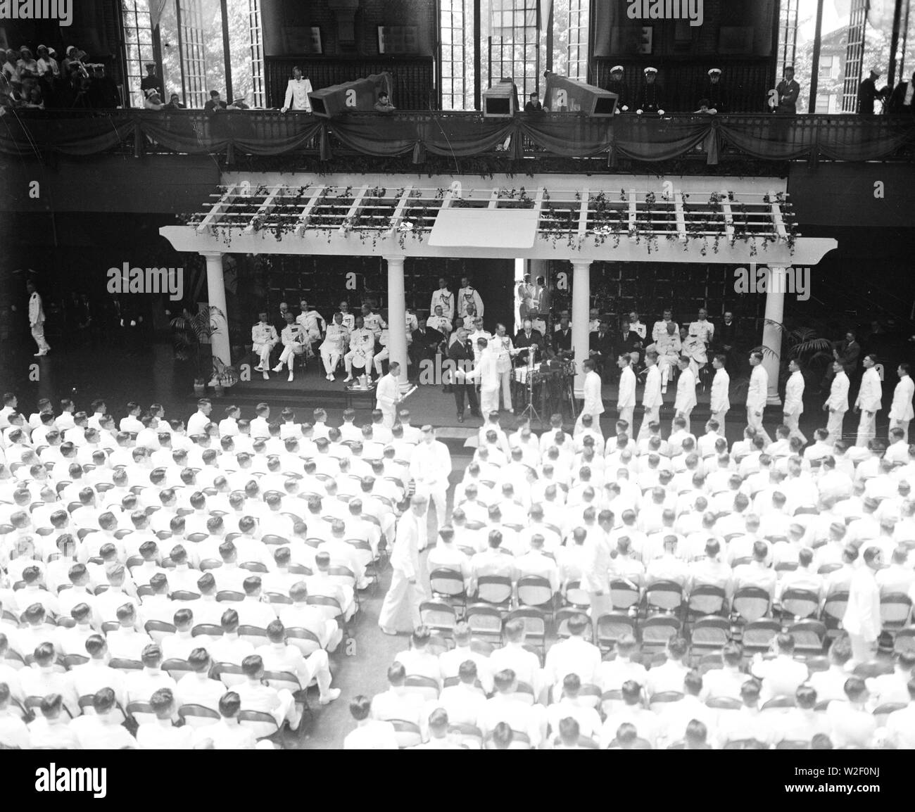 U.S. Naval Academy graduation ceremony Annapolis, Maryland ca. 1931 ...